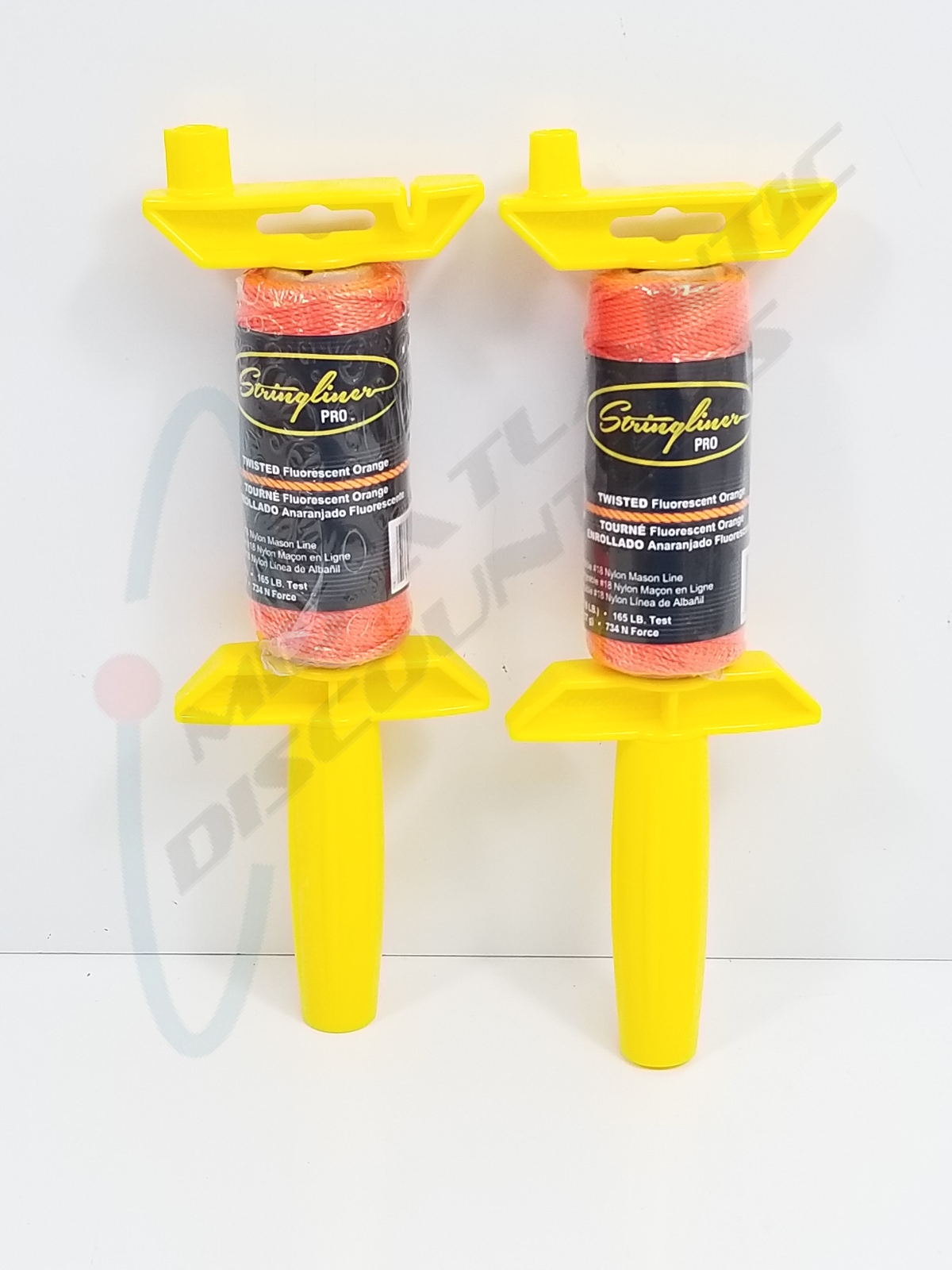 2 Stringliner Pro Reloadable #18 Nylon Mason Line Twisted Fluorescent ...