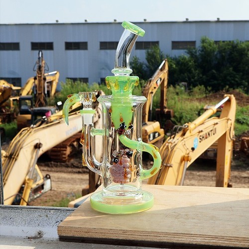 10.8" Heavy Bees Glass Bong Gravity Beaker Hookah Percolator Tobacco ...