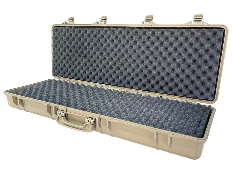 SRC Hard Carrying Lockable Case for Airsoft Rifle Egg Foam Padded 105 ...