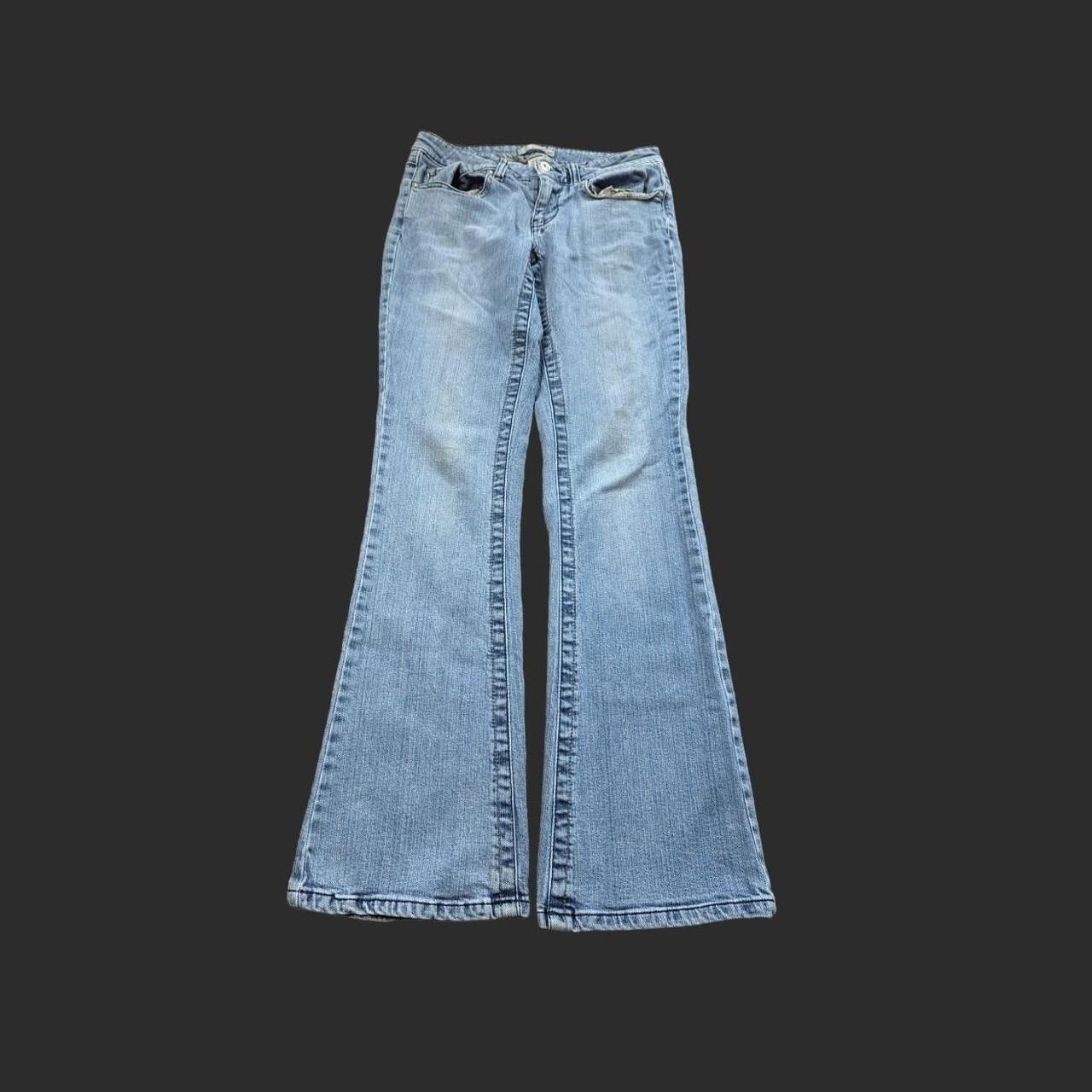 2000s flare light wash low rise jeans - vintage refuge - Gem