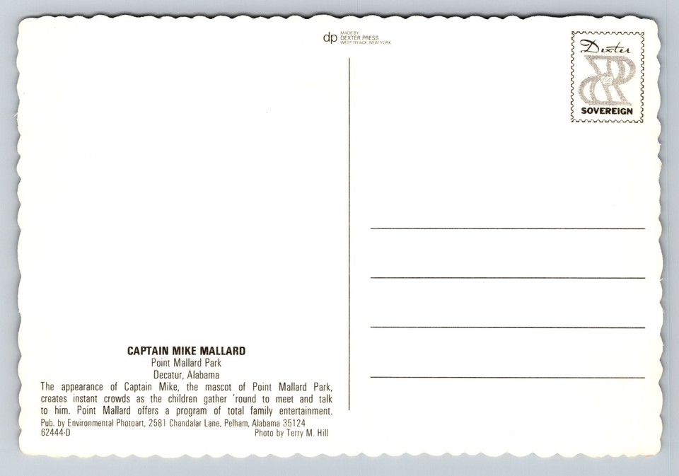 Captain Mike Mallard Mascot at Point Mallard Park Decatur Alabama ...