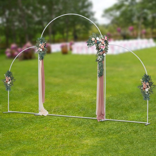 3 Pieces Metal Shelf Wedding Balloon Backdrop Venue Party Decorative ...