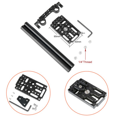 NICEYRIG Switching Cheese Plate/Cold Shoe/Railblock for Camera Cage ...