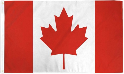 10 x "CANADA" flag 2x3 ft polyester banner sign Canadian CAN UN United ...