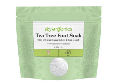 Sky Organics Tea Tree Foot Soak for Feet to Soothe, Refresh & Soften ...