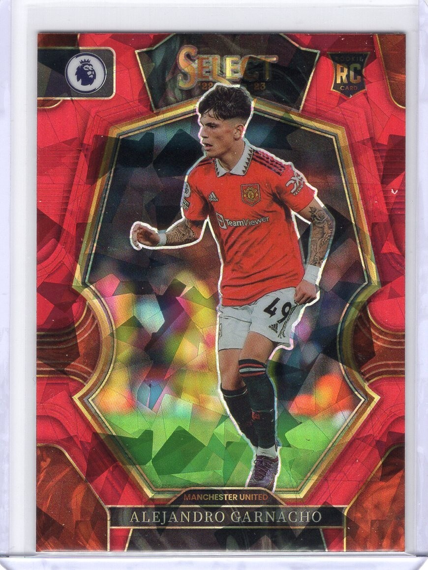 2022-23 Panini Select Alejandro Garnacho Mezzanine SP Rookie RC Red ...