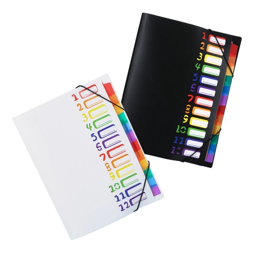 2 Pcs Document Storage Bag Office File Folders 12 Pocket Organizer | eBay