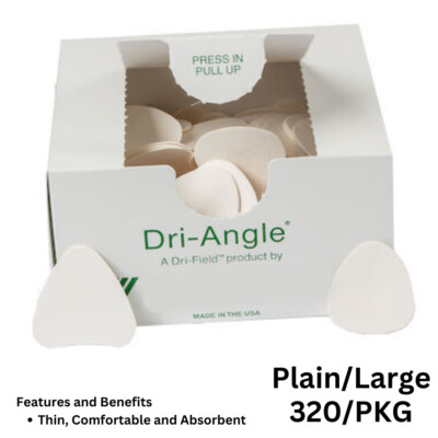 320/Pk Dri-Angle Dental Absorbent Cheek Saliva Control Cellulose ...