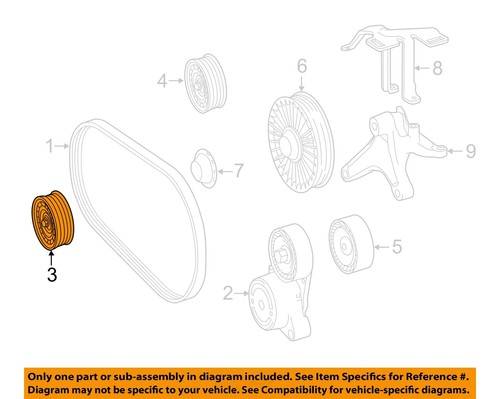 MERCEDES OEM 12-17 S550-Serpentine Drive Belt Idler Pulley 2782020219 ...