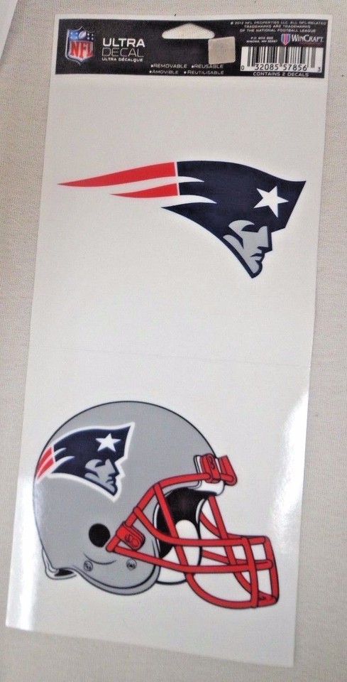 NFL Ultra Decals 2 Pack Set Removable Reusable Sticker Wincraft | eBay