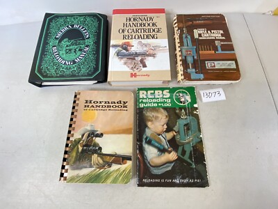 Hornady RCBS Sierra Pacific Gunsight Reloading Guide Handbooks book Lot ...