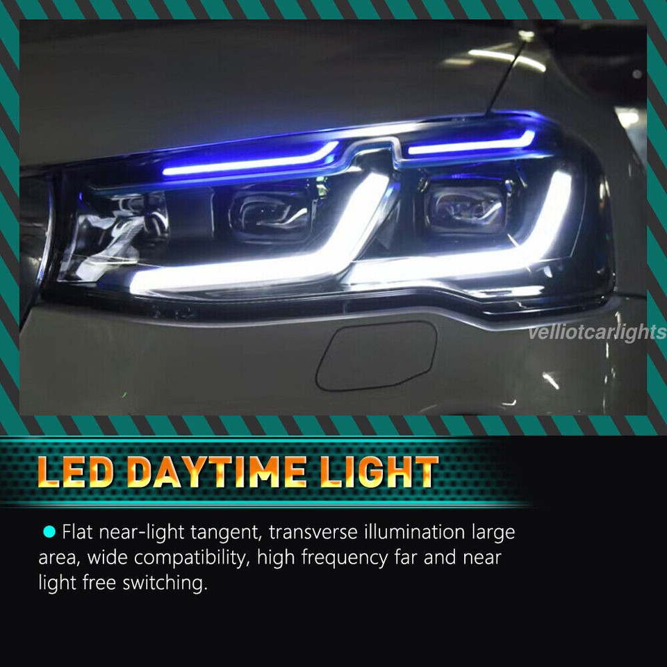 LED Headlights For BMW X3 F25 X4 F26 2014-2017 Xenon HID Modified ...