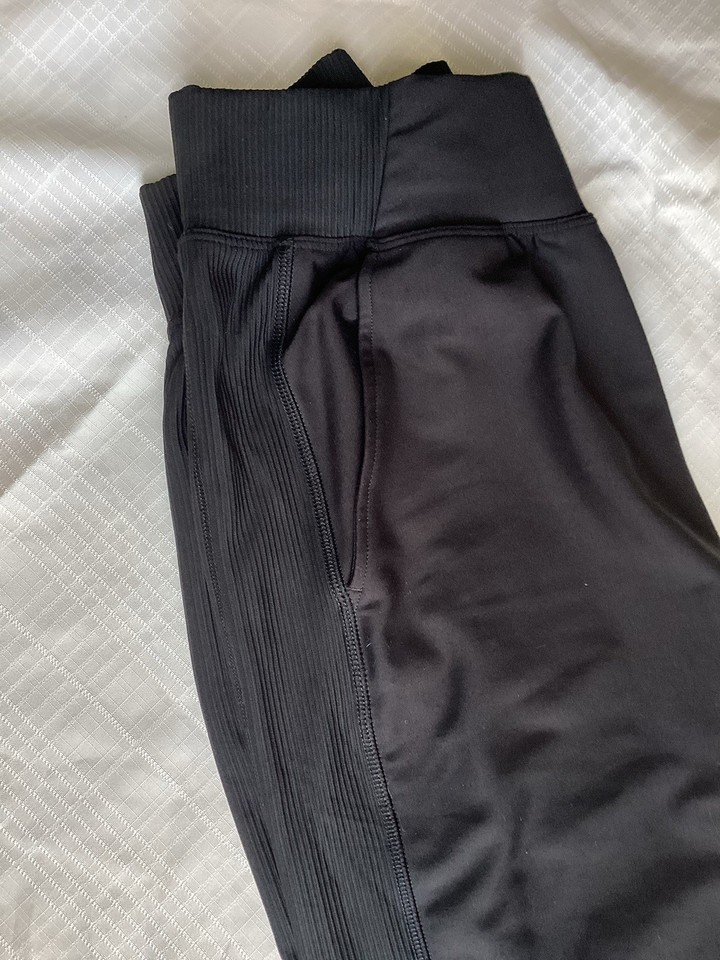 Old Navy Active Powersoft Black Jogger Pants Sz Med High Rise Go Dry ...