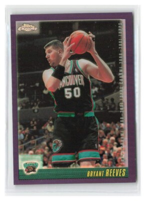 Bryant Reeves 2000-01 Topps Chrome Refractor Parallel SSP #118 ...