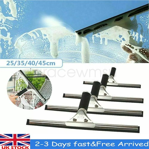 Professional 25 45cm Window Squeegee Glass Cleaner Applicator Rubber ...