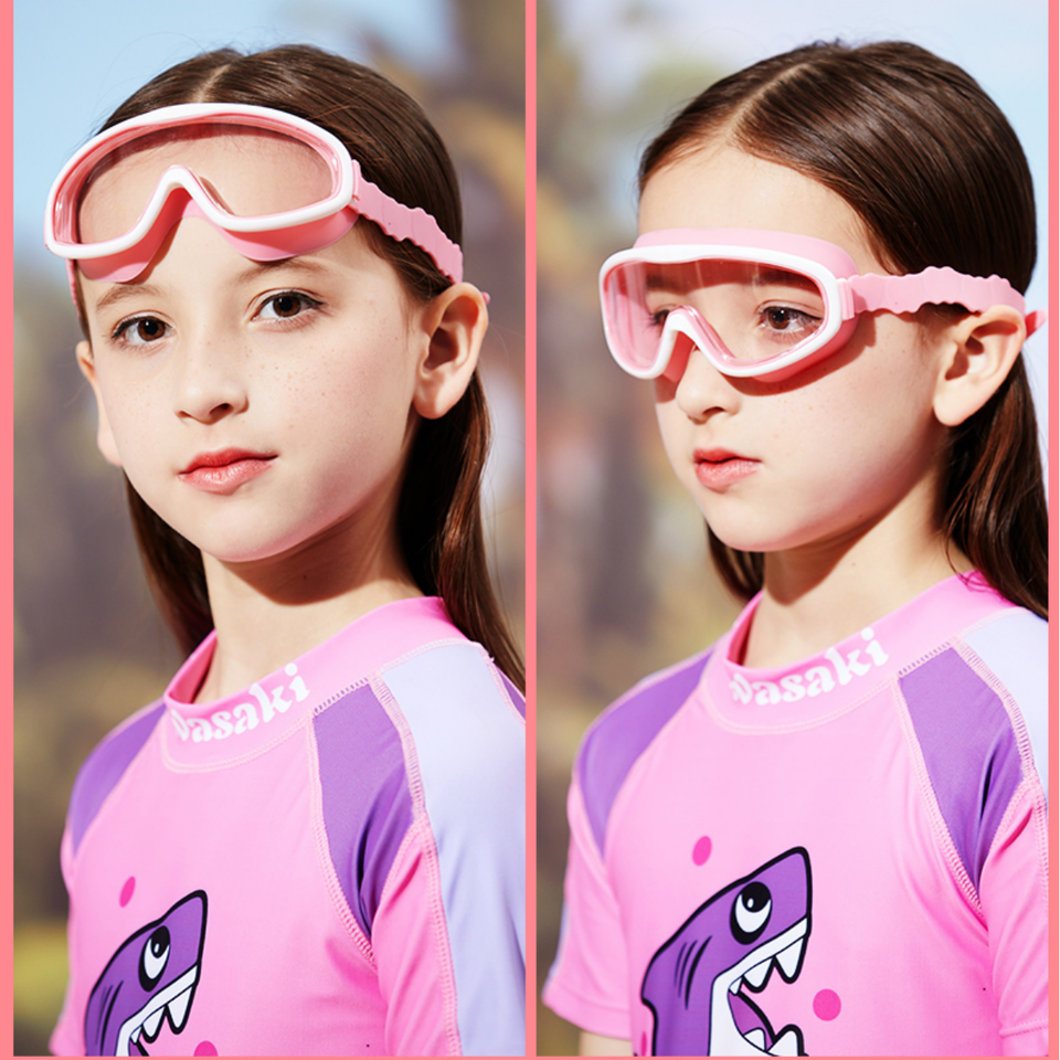 Swim Mask - 2 Pack Swim Goggles Mask For Kids - Adjustable One Size ...