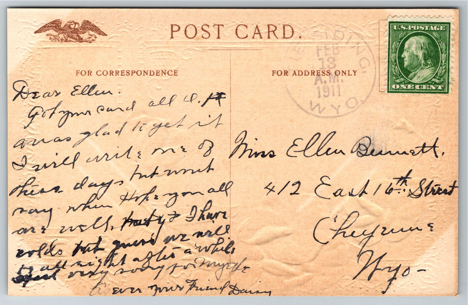 Postcard Romantic Greeting Love Poem Flowers Swan Scene *A4919 | eBay