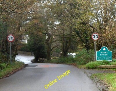 Photo 6x4 Rudry boundary sign Bedwas I was surprised to find the ...