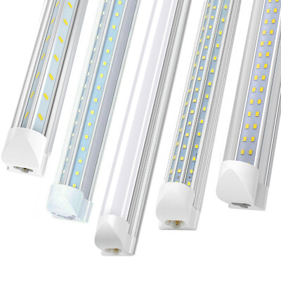8FT T8 LED Tube Light Bulbs 2FT 4FT 5FT 6FT LED Shop Light Fixture 14W ...