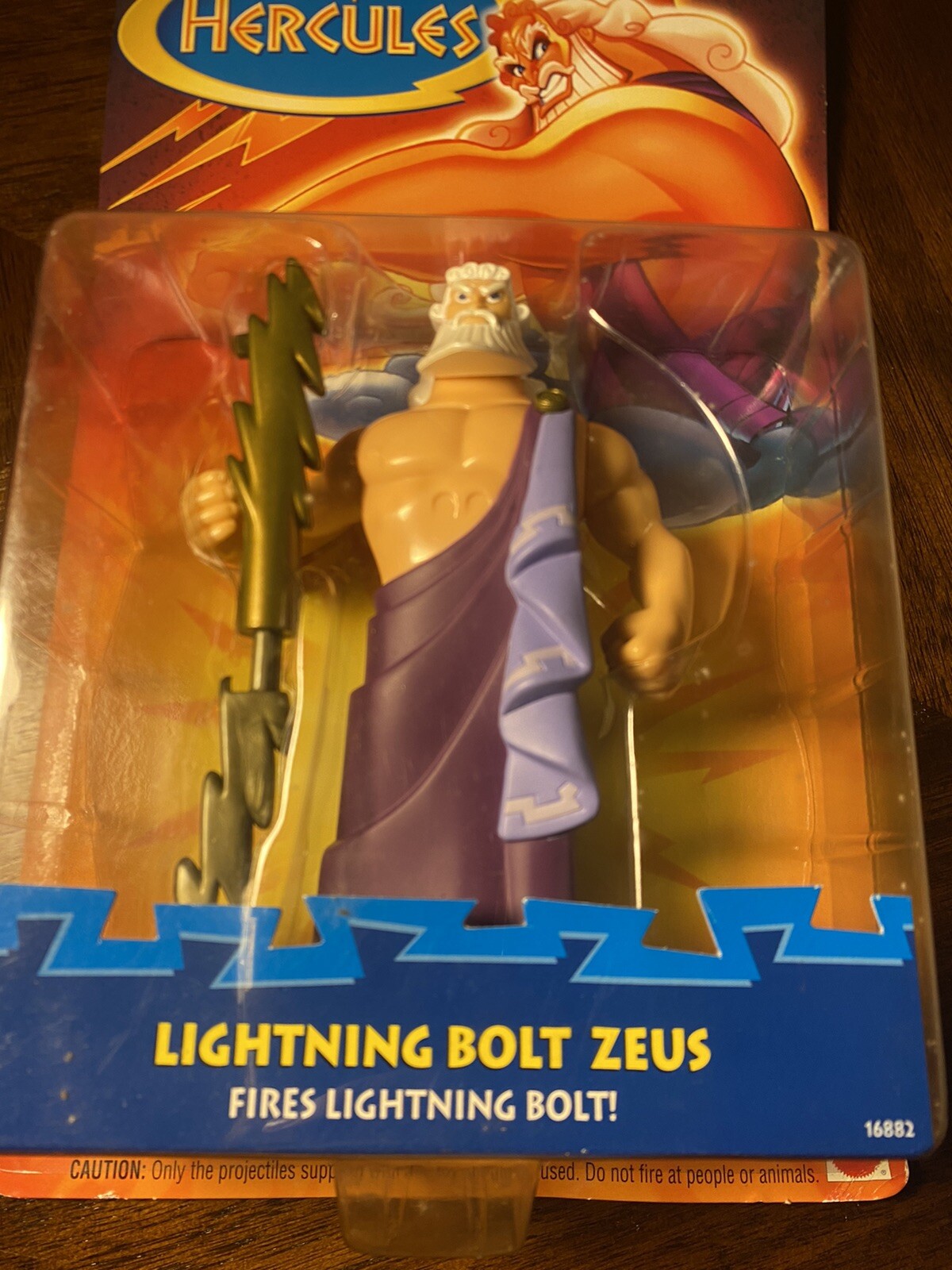 Hercules Disney Mattel 1997 Lightning Bolt Zeus Action Figure for sale ...