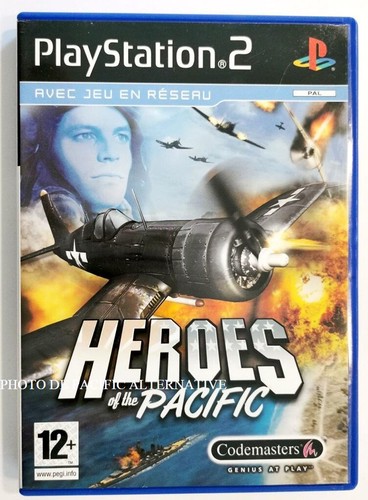 jeu HEROES OF THE PACIFIC pour playstation 2 PS2 francais avion guerre ...