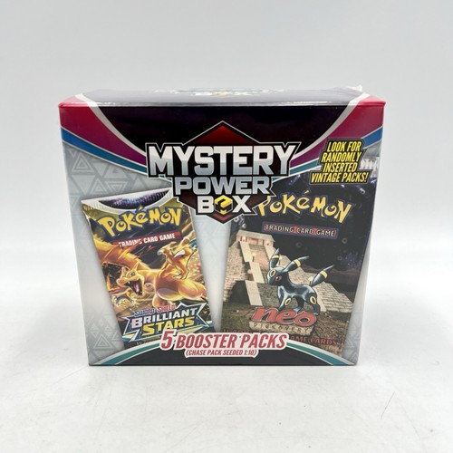Pokémon Mystery Power Box Chase Pack Seeded 1:10 (5 Booster Packs) NEW ...