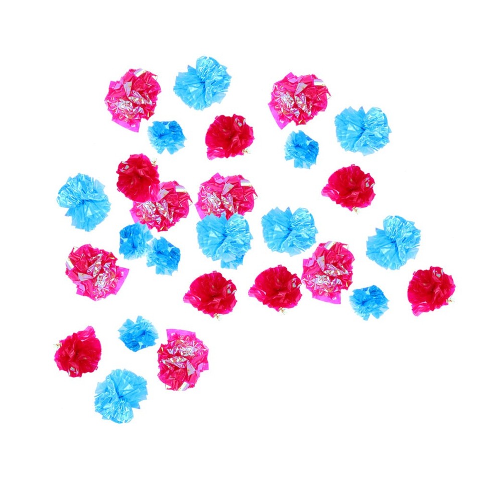 25Pcs Interactive Crinkle Cat Toy Balls Funny Cat Sound Paper Ball Toys ...