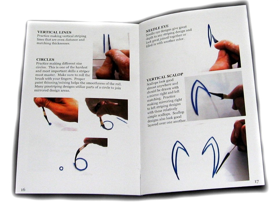 Learn How To DIY Pinstriping Book HOTRODSURF ® Hot Rod Surf by MWM free ...