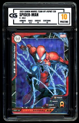 2022 Marvel Camon Spider-Man 138 R RARE HOLO ICE ~ Spider-Man ~ CG 10 ...