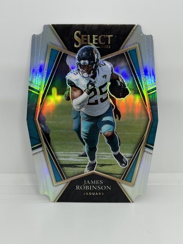 2021 Select James Robinson Silver Die-Cut Premier Level #117 Jaguars SP ...