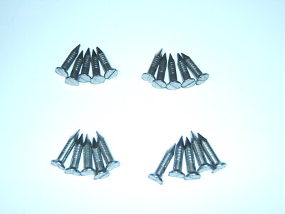 20 HARD STEEL METAL HEEL TOE PLATE NAILS FOR FOOTWEAR SHOE BOOT WEAR ...