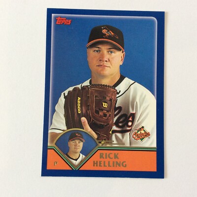 2003 Topps #597 Rick Helling Baltimore Orioles | eBay