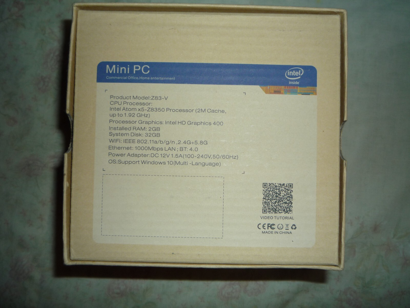 Mini PC Z83-V INTEL INSIDE, BRAND NEW. | eBay UK
