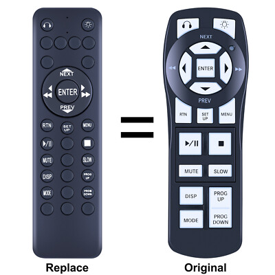 Replace Remote Control For 2003-2017 JEEP Dodge Chrysler DVD System ...
