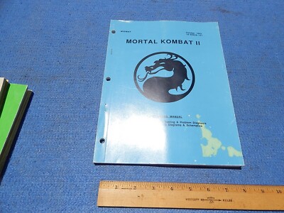1993 Midway MORTAL KOMBAT II video game Operations Manual | eBay