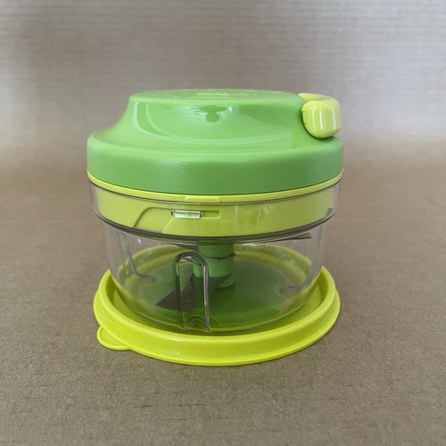 Tupperware Chop N Prep Chef Mini Food Chopper Processor Pull Cord Green ...