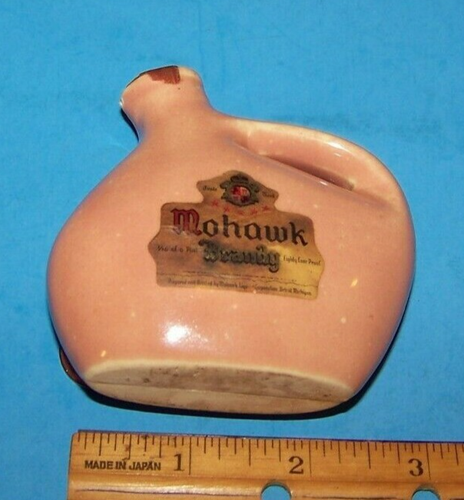 Miniature Liquor Bottle Mohawk Brandy Mohawk Liqueur Corp. Detroit ...