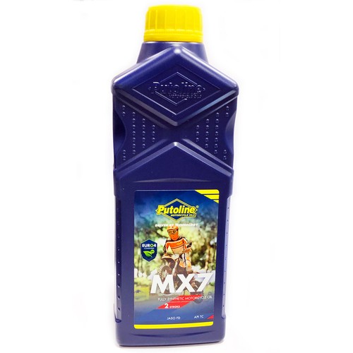 Putoline MX7 70275 100% SYNTHETIC 2T TWO STROKE Engine Oil 1L PREMIX ...