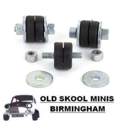 CLASSIC MINI WIPER MOTOR MOUNTING KIT MK1 SET OF 3 17H5431 AUSTIN ...