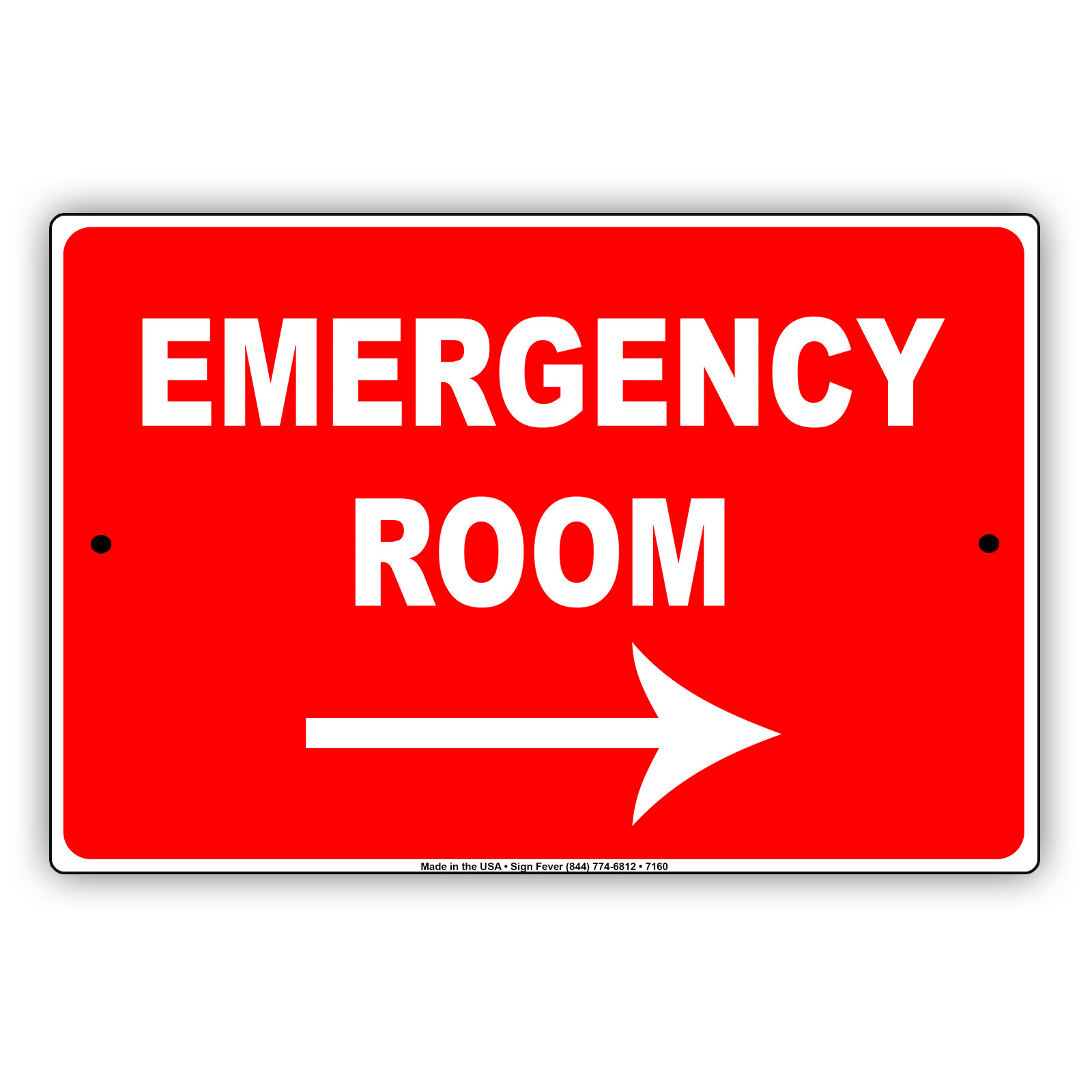 Emergency Department Sign