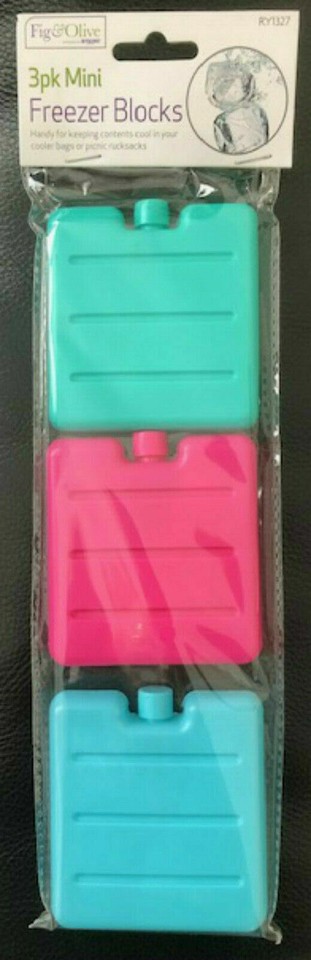 Reusable Travel Ice Freezer Blocks For Picnic Lunch Boxes Cooler Bags ...