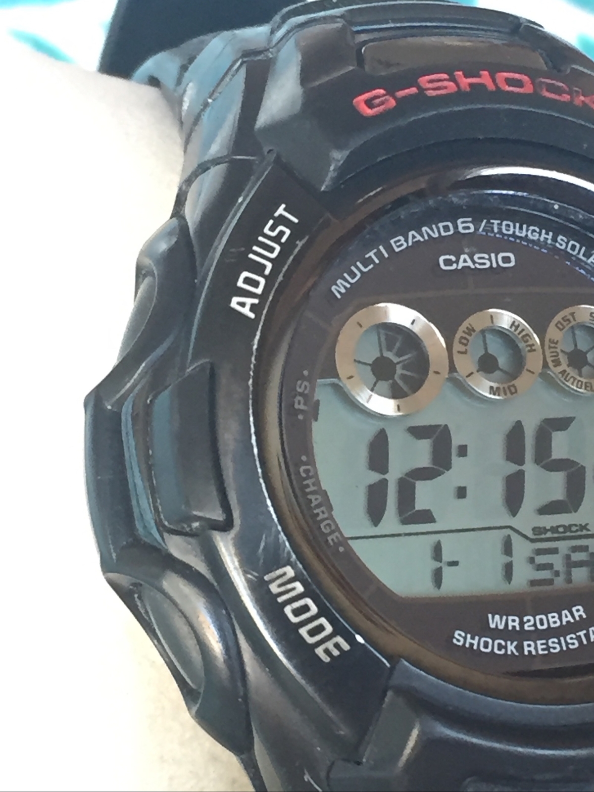 Casio Tough Solar G-shock Gw-m530a 3405 Men's 46mm Watch Atomic/radio ...