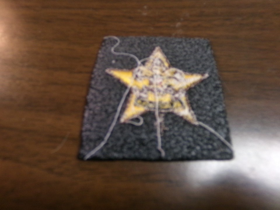 Star Rank Patch on Sea Scout Dark Blue Felt j19 | eBay