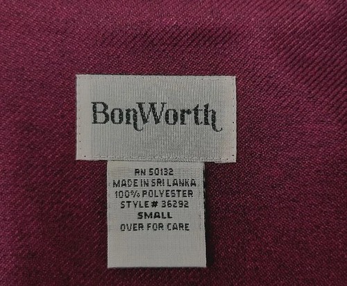 BonWorth Dark Plum Button Up, Long Sleeve Suit Jacket. Size Small | eBay