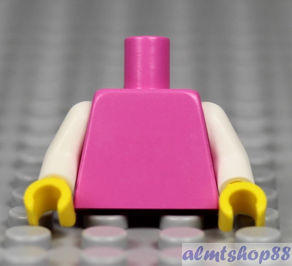 LEGO - Minifigure Torso Plain - PICK YOUR COLOR - Solid Monochrome ...