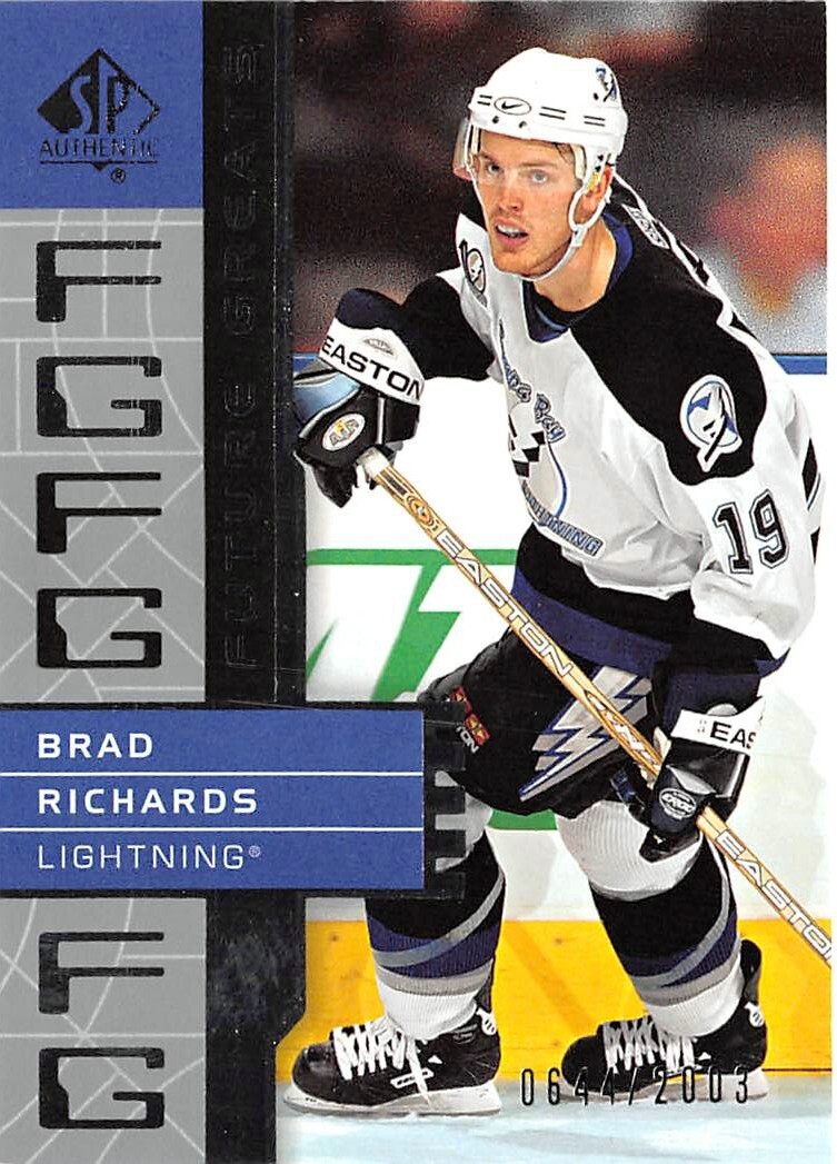 2002-03 SP Authentic #132 Brad Richards FG #D 0644/2003 | eBay