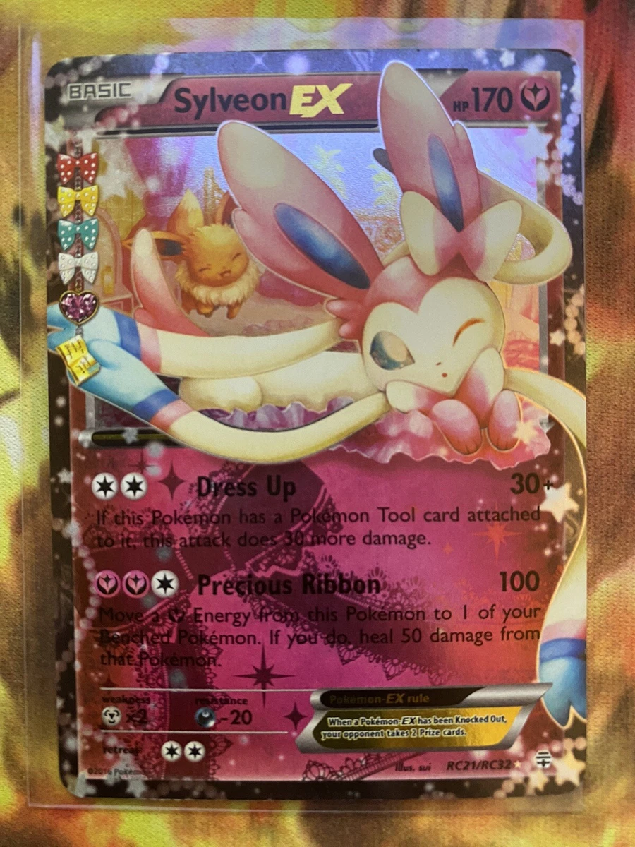 Pokemon Sylveon Ex Card