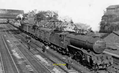 Photo 6x4 Up freight passing York Racecourse (Holgate) Platform View NE ...