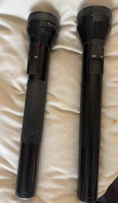 Lot 2 Streamlight Rechargeable Police Issue Flashlights SL-20X Vintage ...