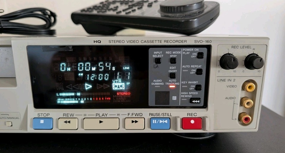 *FULLY SERVICED* Sony SVO-160 Video Cassette Recorder HiFi Professional ...